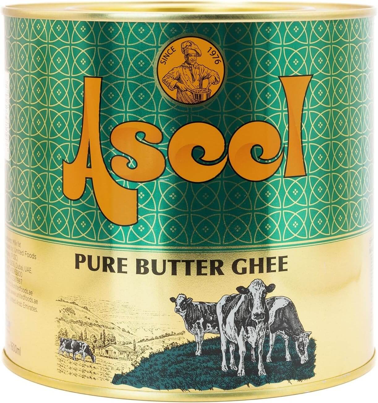 Buy Aseel Pure Butter Ghee 1.6L | Online Shopping UAE – Baladi Foodstuff