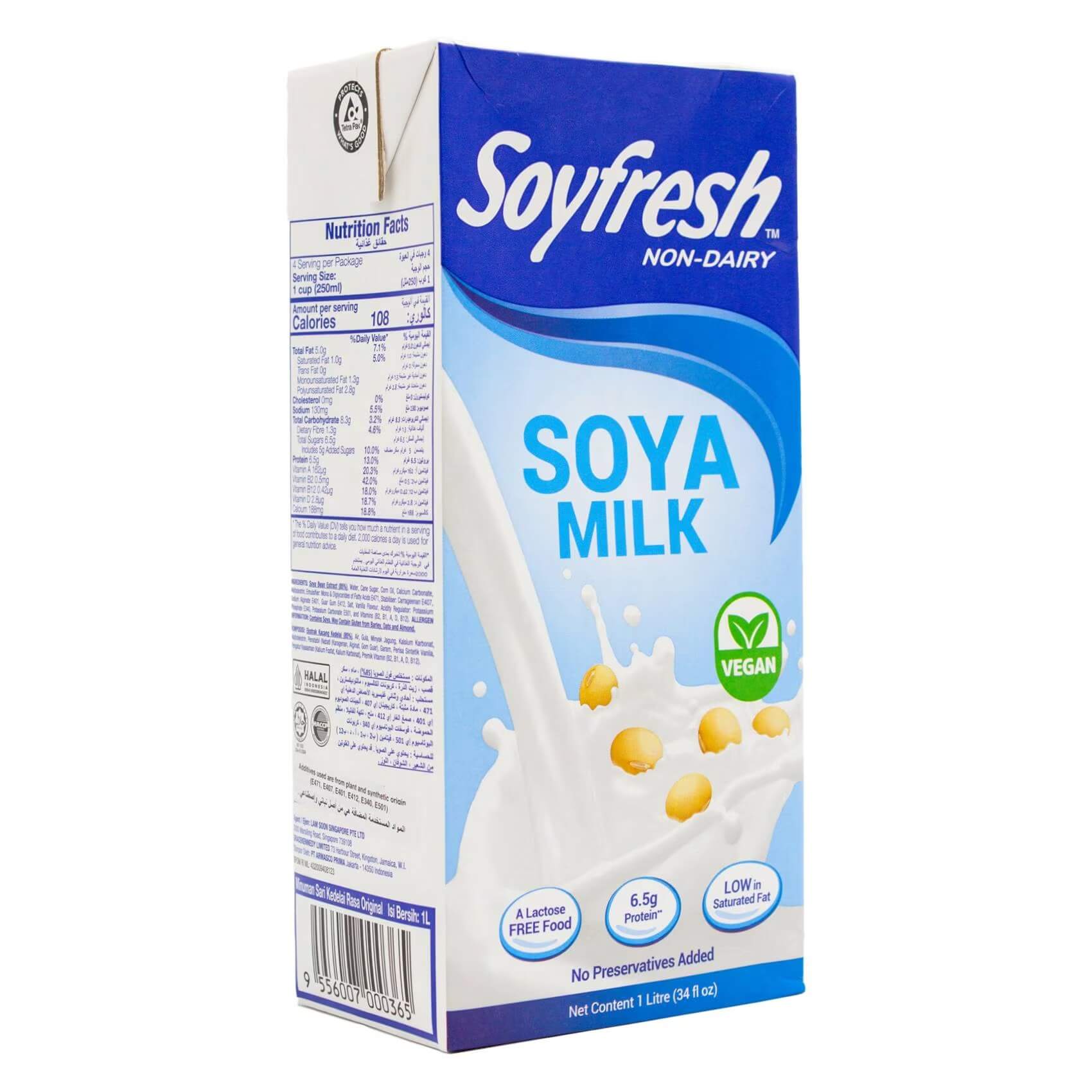 Buy SoyFresh Soya Milk 1L | Online Shopping UAE – Baladi Foodstuff