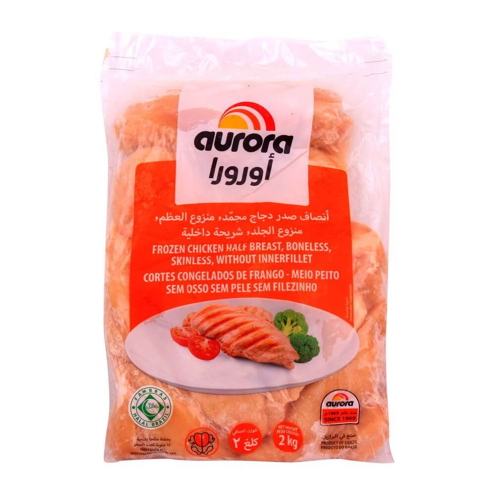 Buy Aurora Frozen Chicken Breast 2kg | Online Shopping UAE – Baladi ...